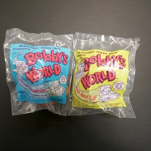 1993 - 1994 Bobby's World . Wagon / Race Car . Mcdonald's Happy Meal ...