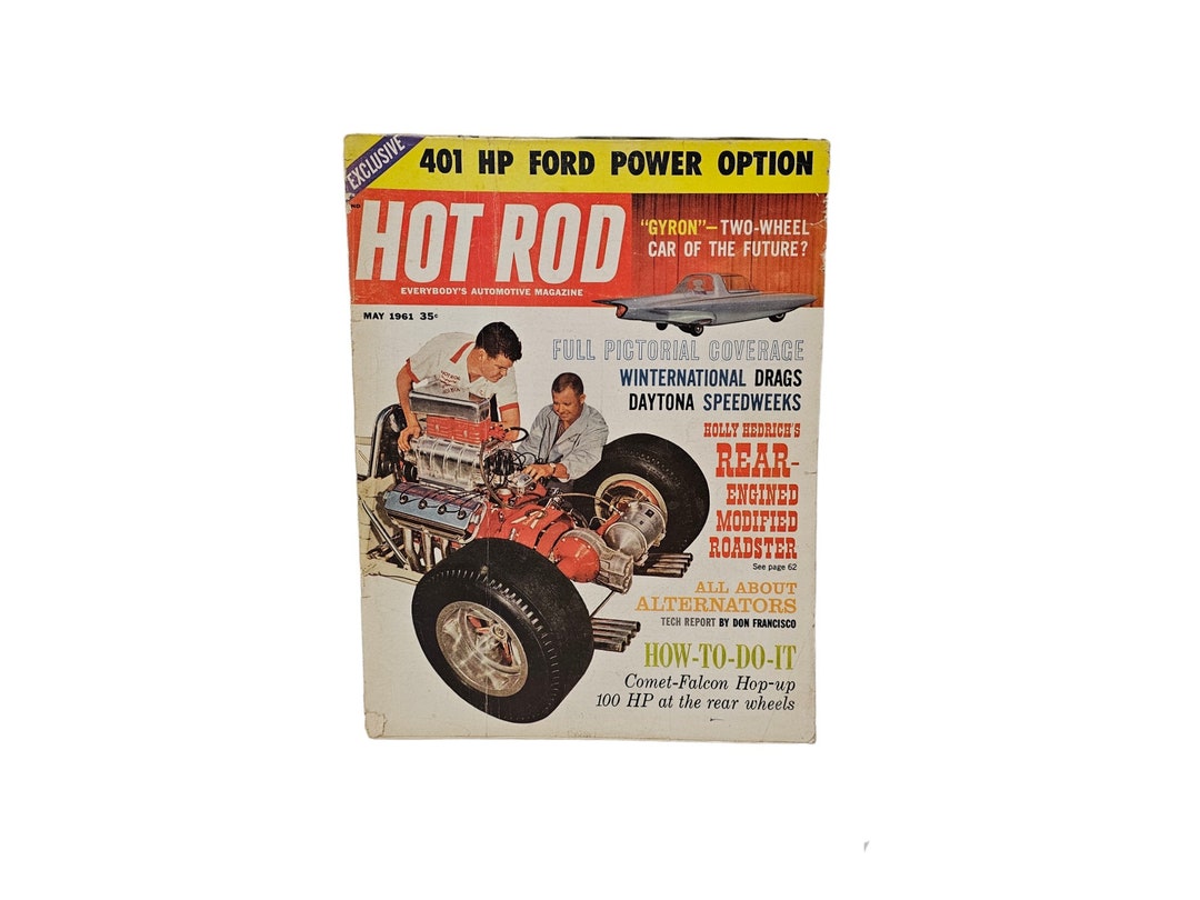 60s 1961 HOT ROD Everybody's Automotive Magazine . Back Issues - Etsy