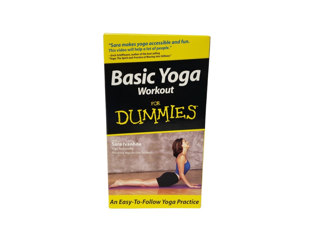 2000 Basic Yoga Workout For Dummies Vhs Etsy