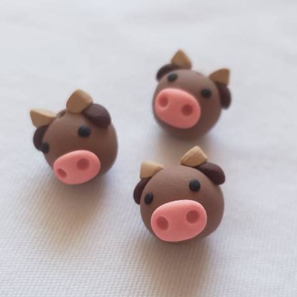 Animal Clay Heads - Etsy
