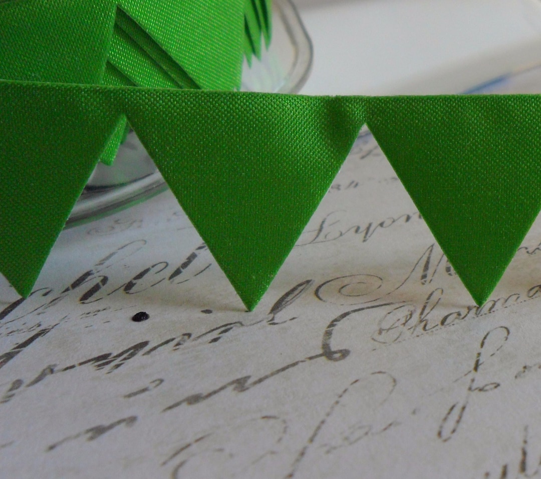 Lime Green Flag Banner Self Adhesive Border Trim, Approx 1 Wide - Etsy