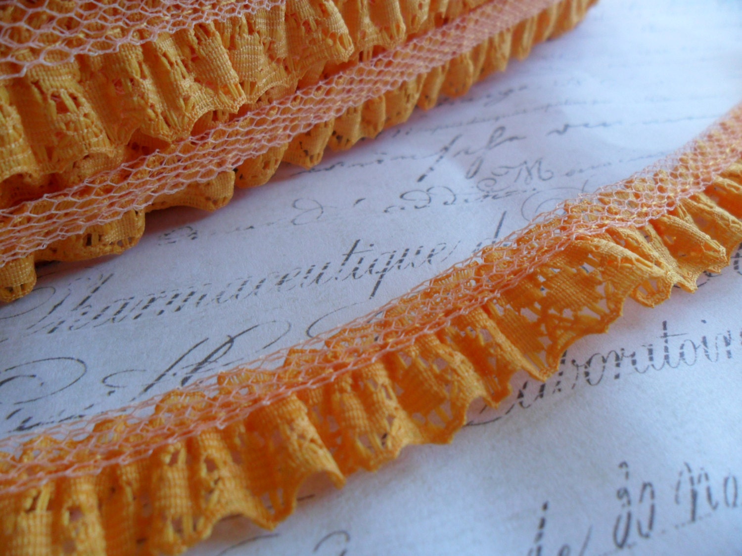 1/2 Petite Tangerine Lace Trim - Etsy