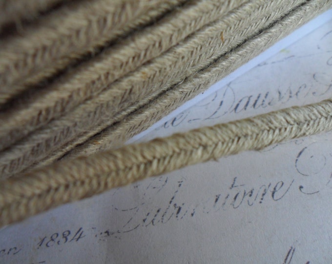 Beautiful Flat Woven Natural Linen Fishtail Braid 1/8 Inch Wide - Etsy