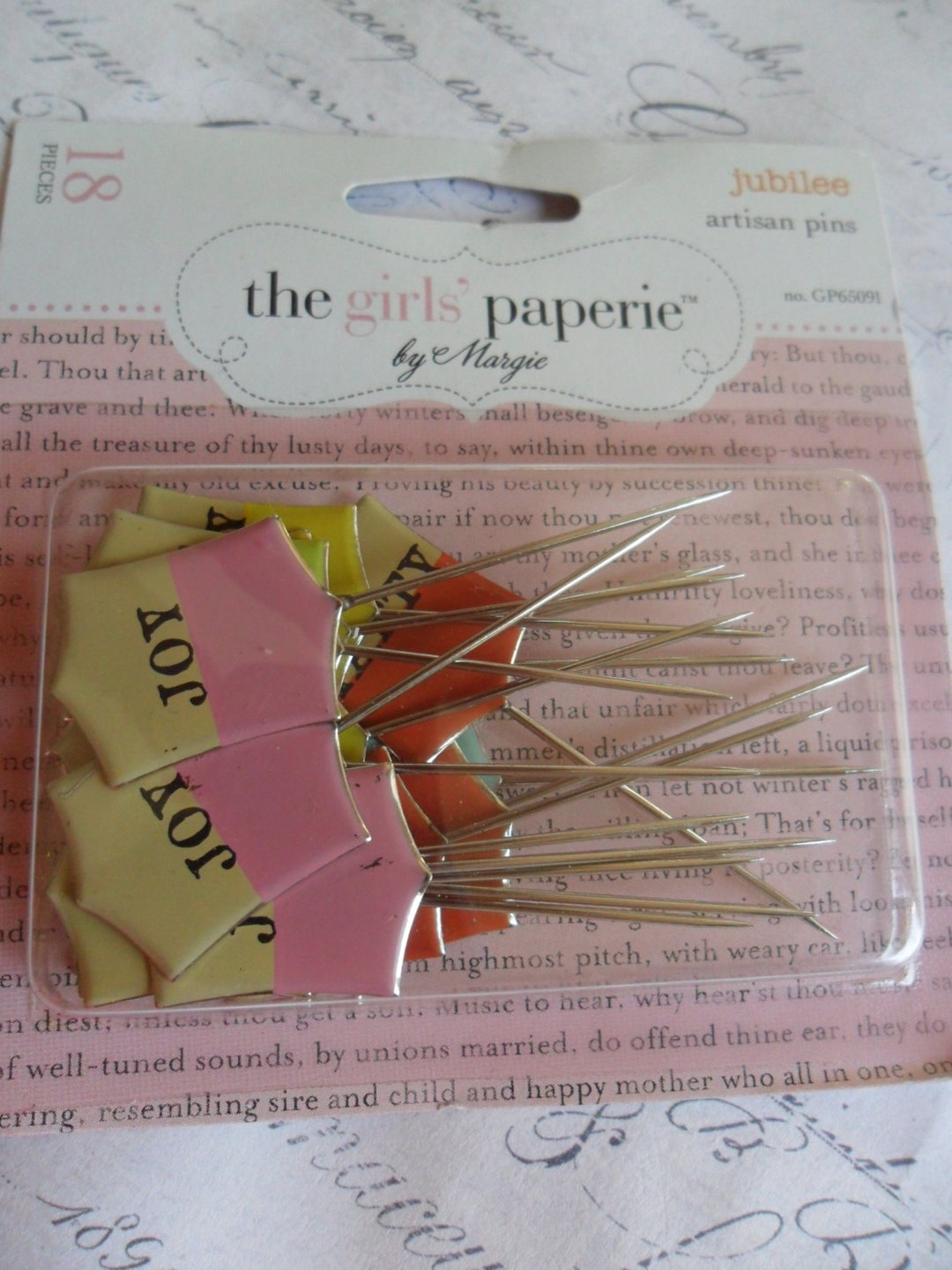 The Girls Paperie Jubilee Artisan Pins Set of 18 - Etsy