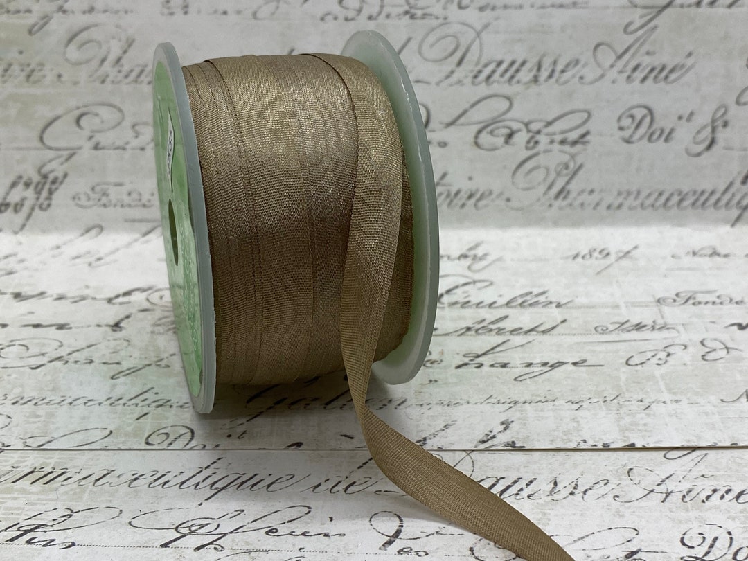 1/4 Inch Taupe Silk Ribbon - Etsy