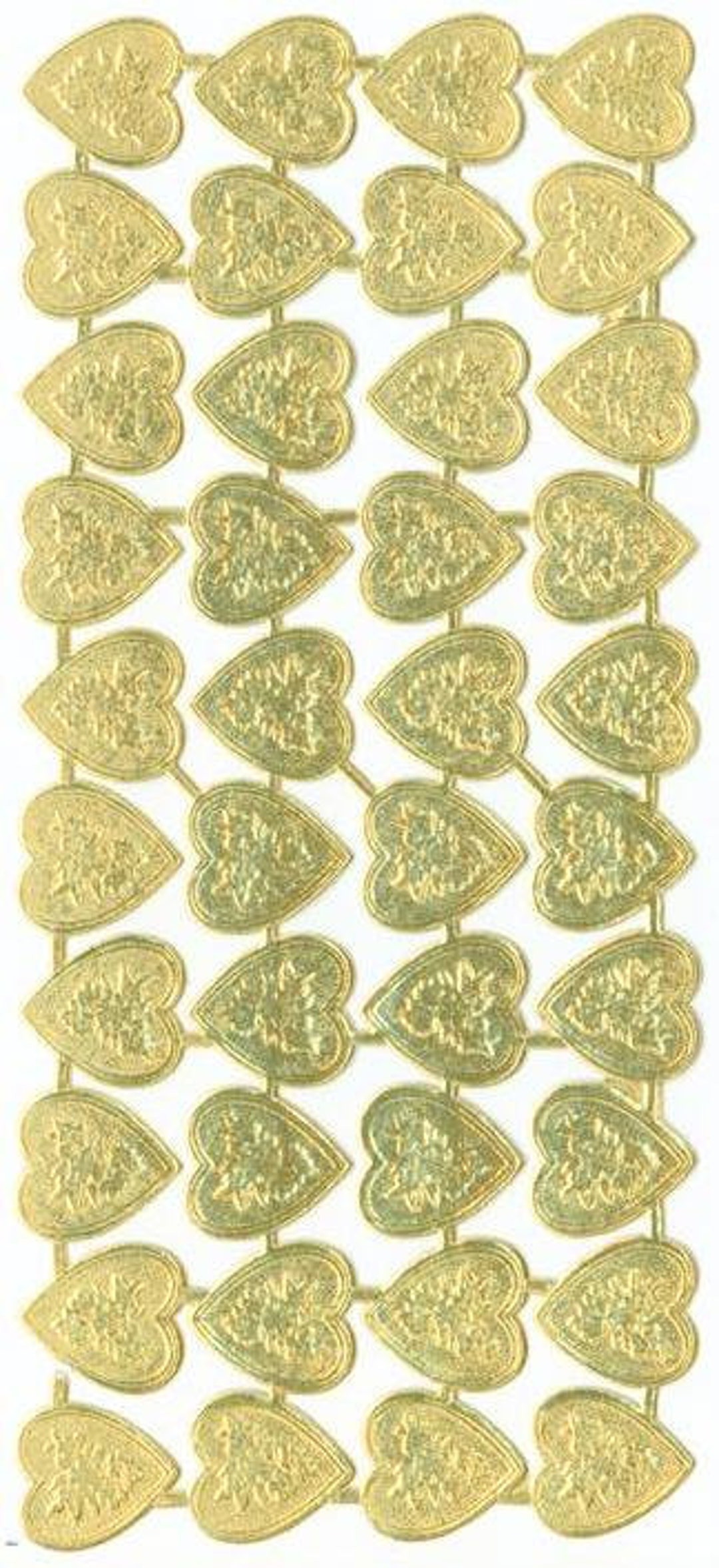 10 Dresden Die Cut and Embossed Valentine Hearts With Floral Design 3/4 ...