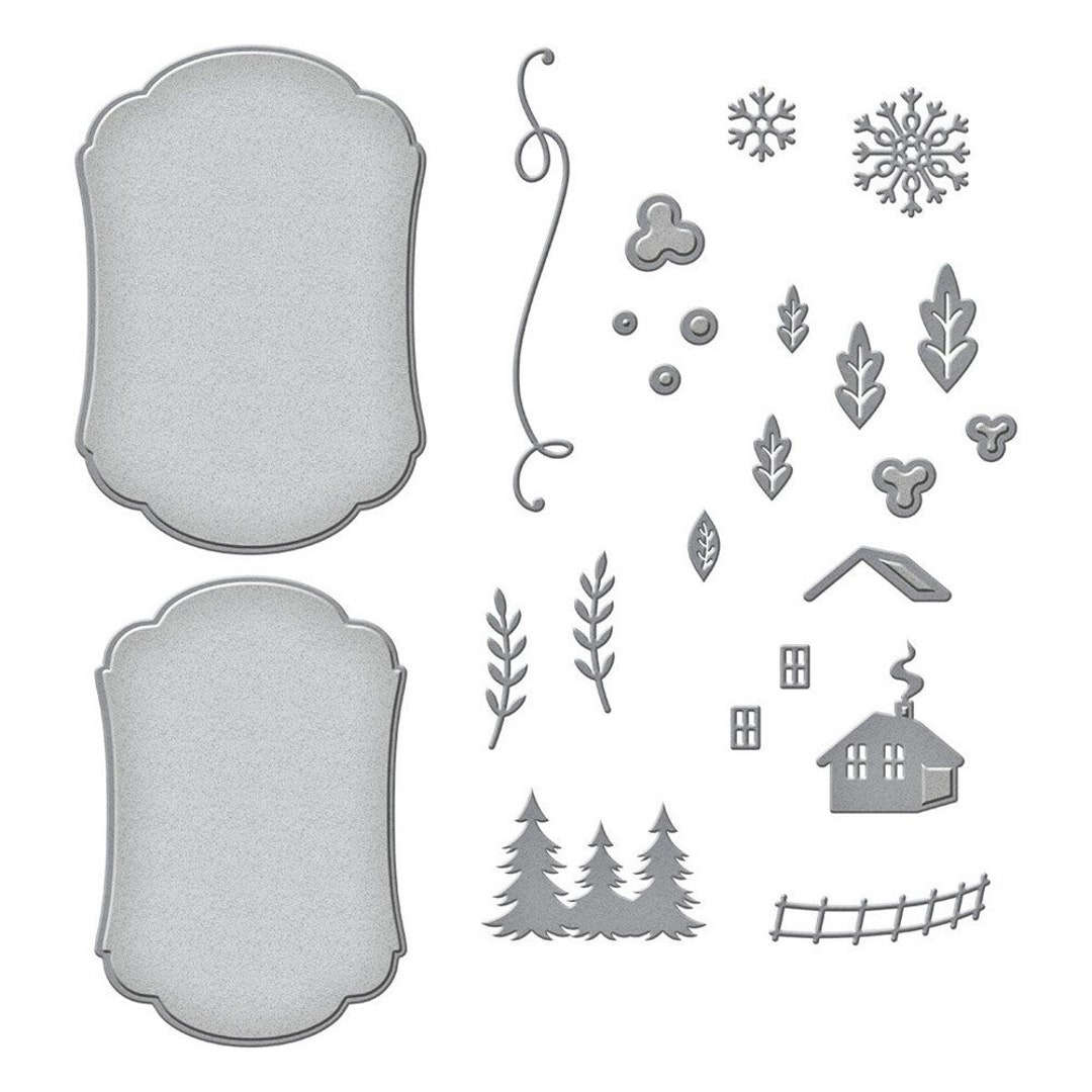 Spellbinders Winter Label Motifs Cutting Dies - Etsy