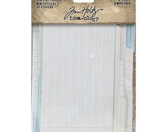 Tim Holtz File Cards - Etsy