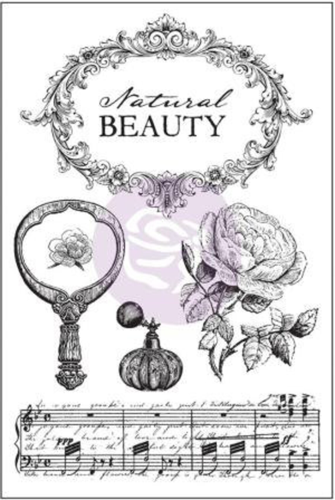 Prima Stamps: Cling Stamps Bella Rouge | Etsy