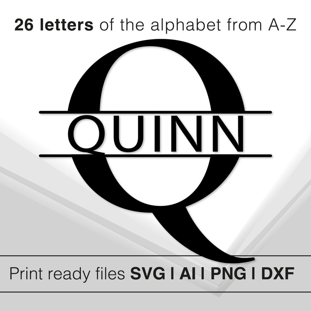 Elegant Monogram Alphabet SVG Set | Calligraphy Initials for Cricut ...