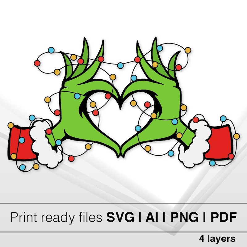 Mano grinch - Etsy México