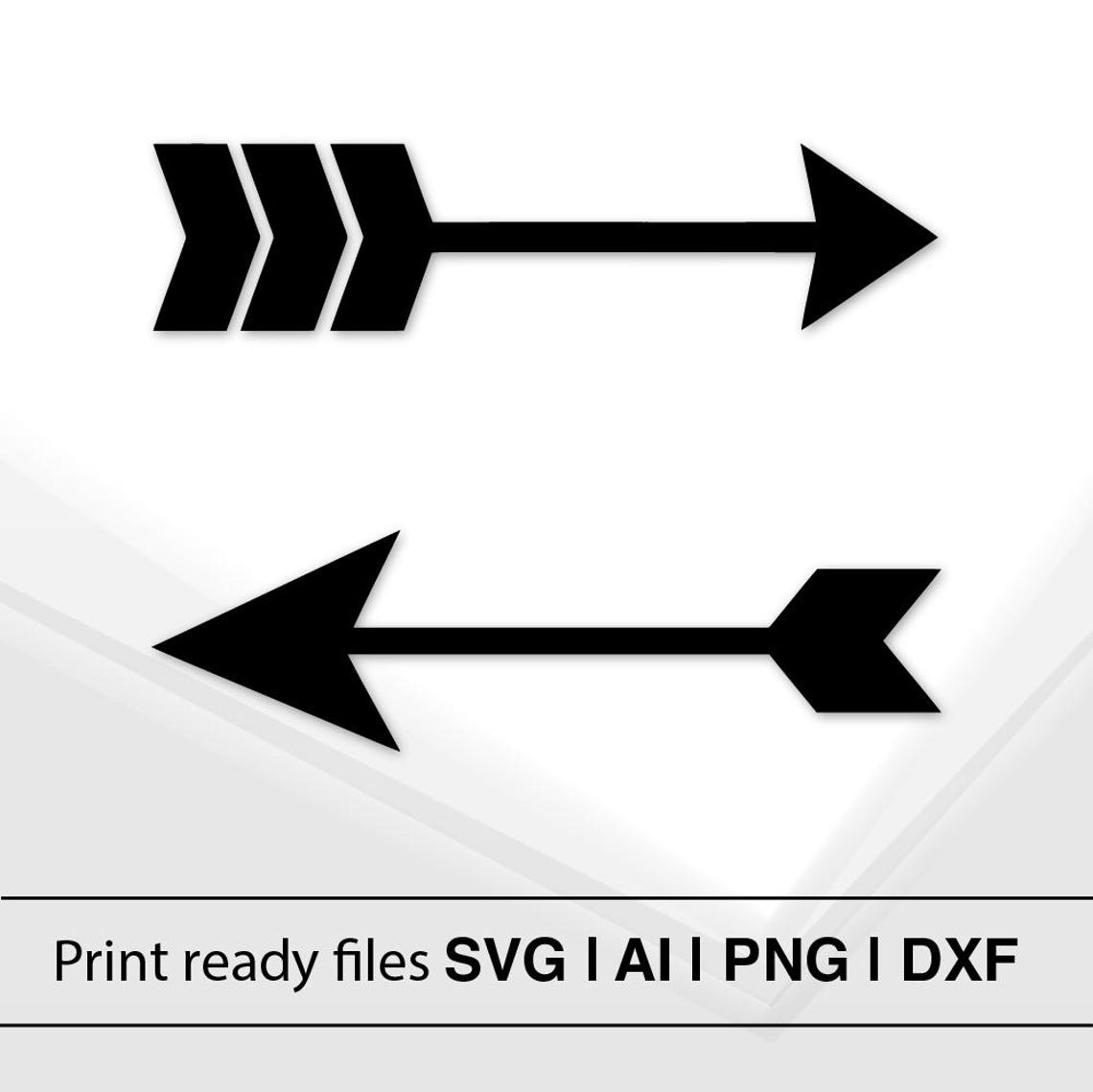 Minimalist Arrow Silhouettes | Instant Download | Vector Files for DIY ...