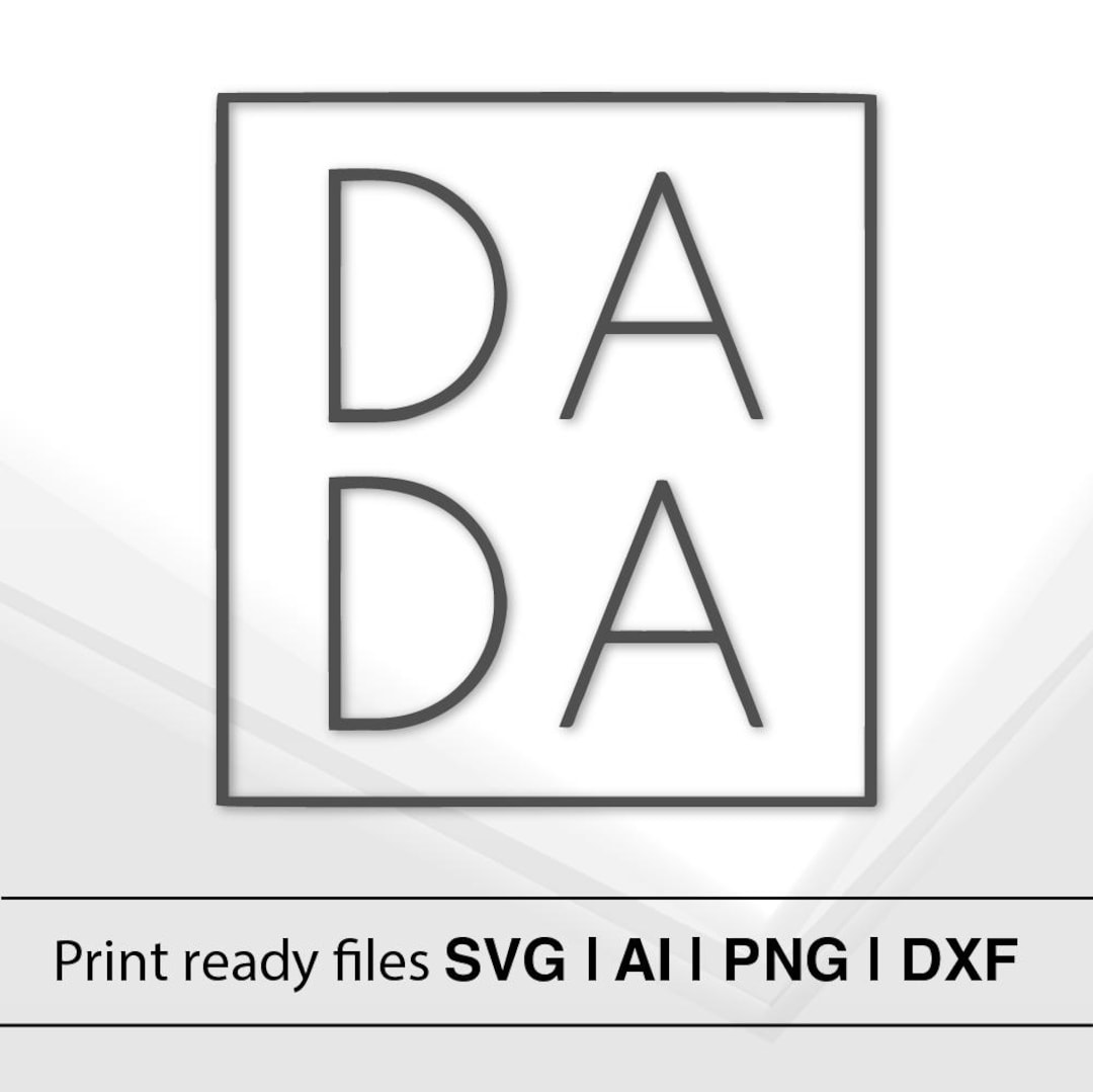 Dada Svg for Cricut | Minimalist Svg Design | Instant Download | Father ...