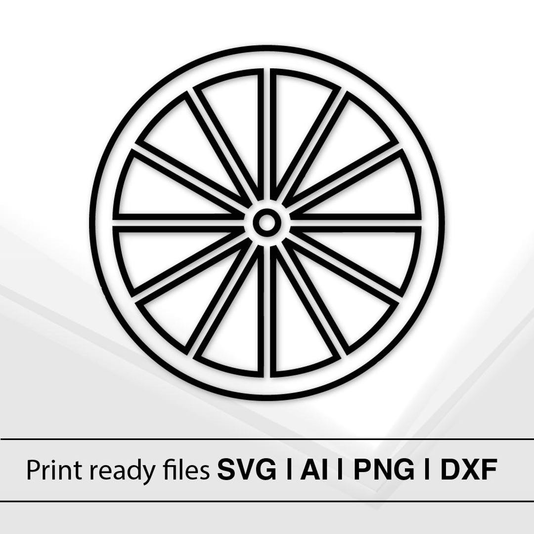 Minimalist Wheel Design | Instant Download | Geometric Art | Printable ...