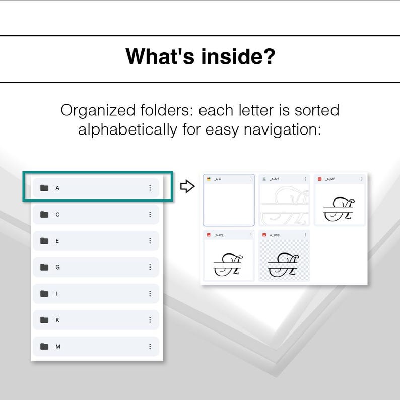 Alphabet SVG Calligraphy Alphabet Design | Initial Monogram SVG for ...