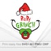 Baby Grinch SVG, Cute Christmas Clipart, Holiday Humor for Kids, Grinch ...