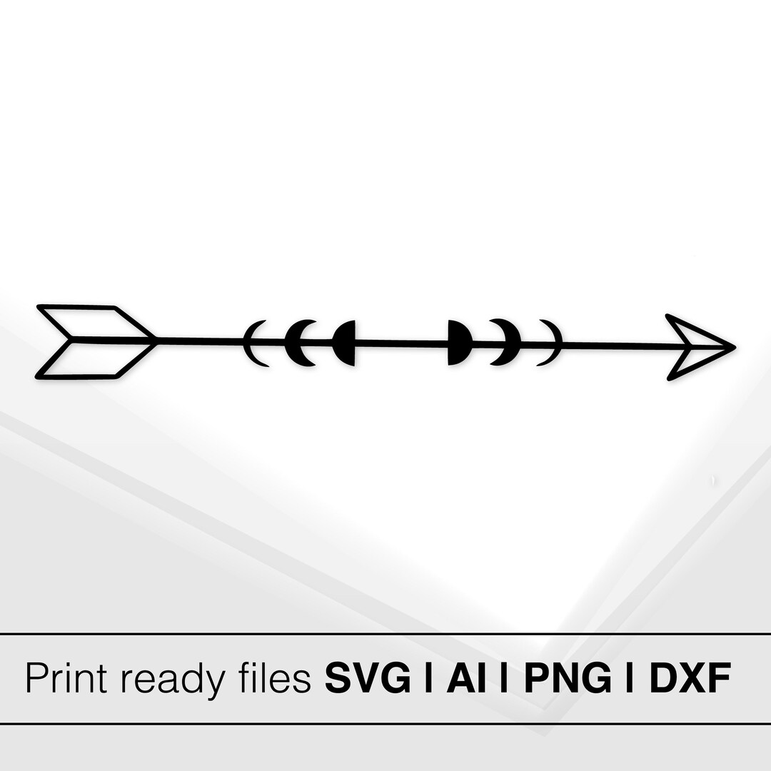 Minimalist Arrow Design | Printable Arrow SVG | DIY Arrow Decor | Boho ...