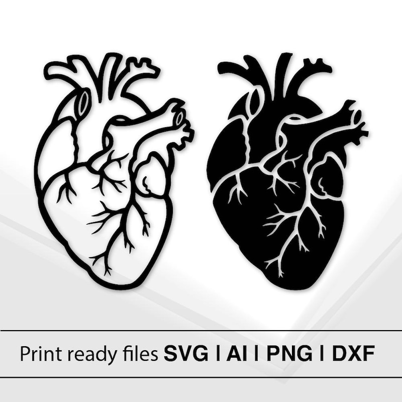 Heart Svg - Etsy