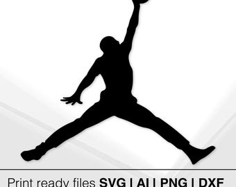 Basketball Dunk SVG | Instant Download | Slam Dunk Clipart | Sports ...