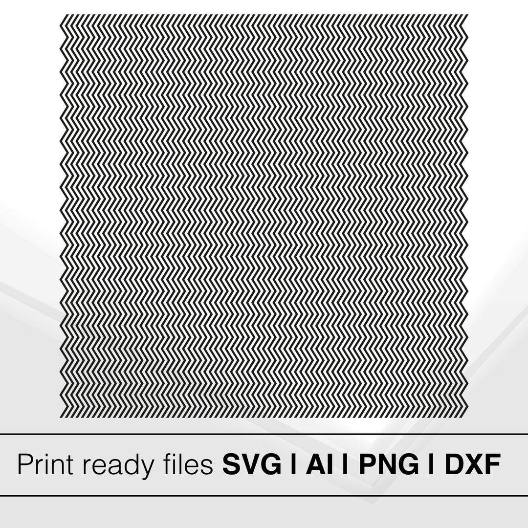Zigzag Stripe Pattern Svg, Seamless Pattern Png, Line Print Svg, Trendy ...