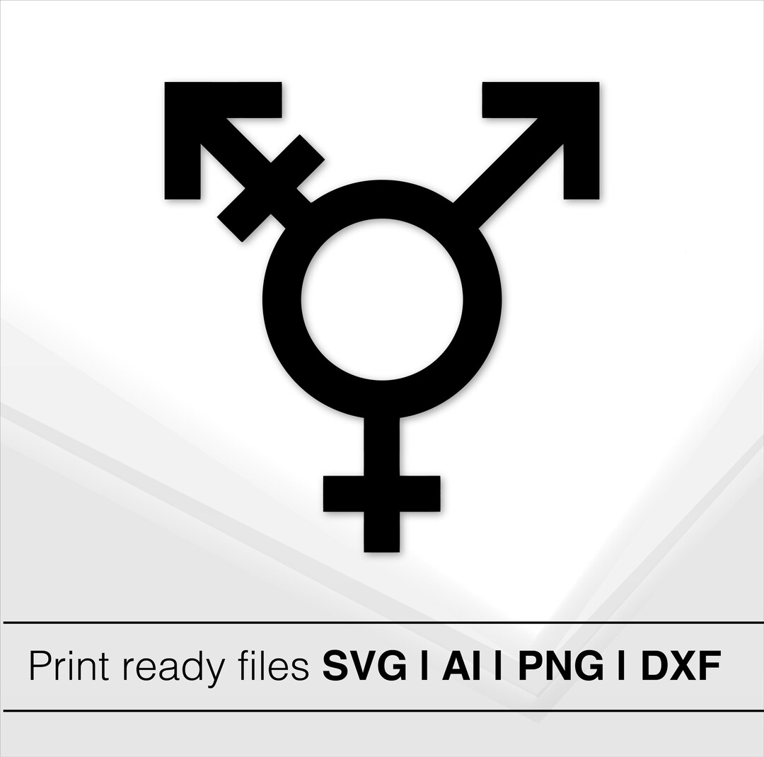 Gender Identity Symbol | Transgender Symbol Art | LGBTQ+ Printable ...