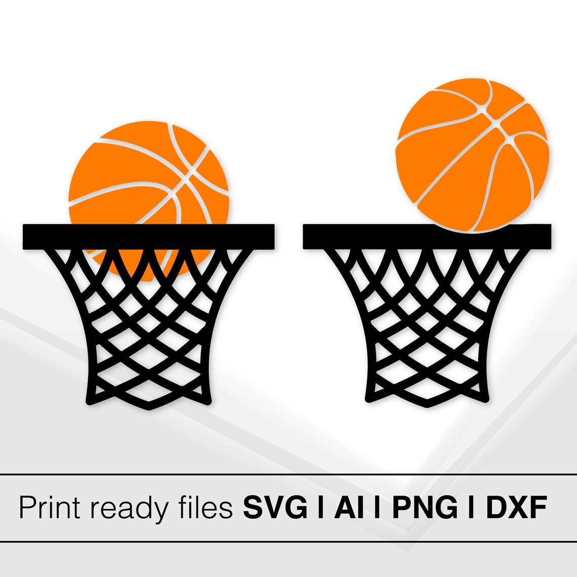 Basketball Hoop SVG | Instant Download | Basketball SVG | Sports ...