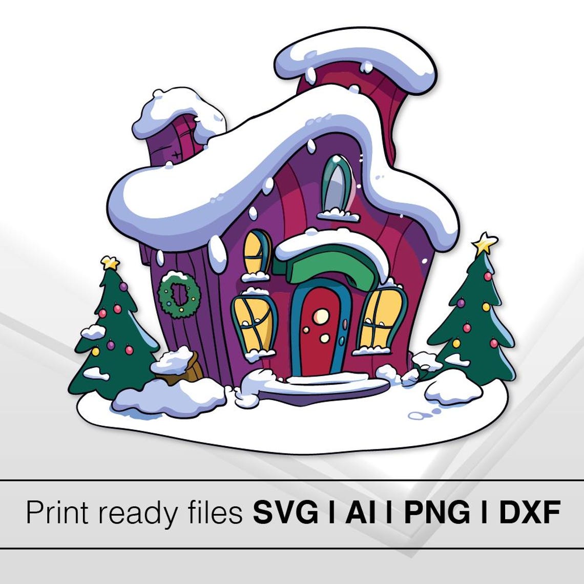 Grinch Cave | Instant Download | Grinch SVG | Welcome to Whoville Door ...