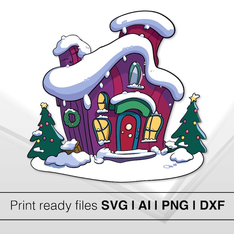 Grinch Cave | Instant Download | Grinch SVG | Welcome to Whoville Door ...