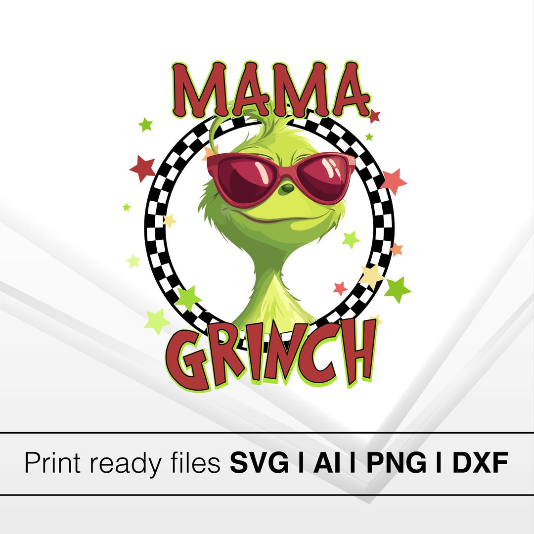 Mama Grinch Svg | Grinch Family Svg | Grinch SVG | Team Grinch SVG ...