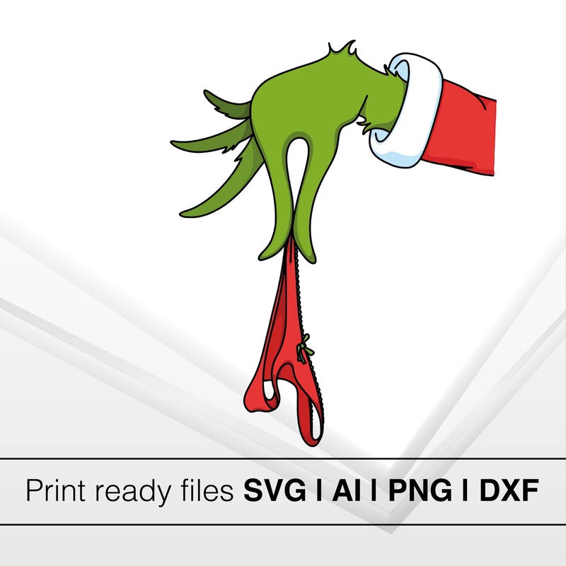 Grinch Cut Out - Etsy