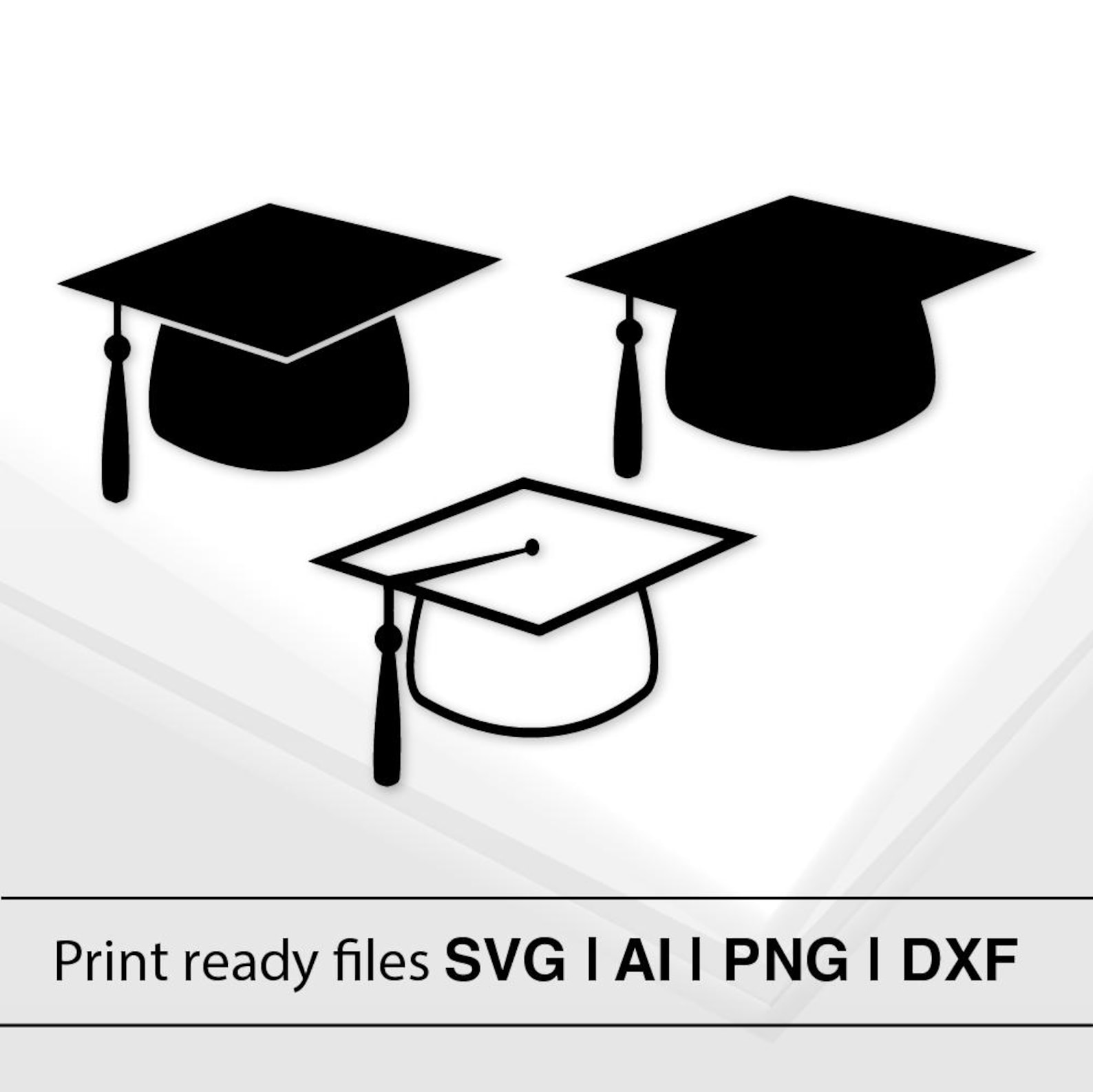 Graduation Cap SVG | Instant Download | Graduation Hat Cut File for ...