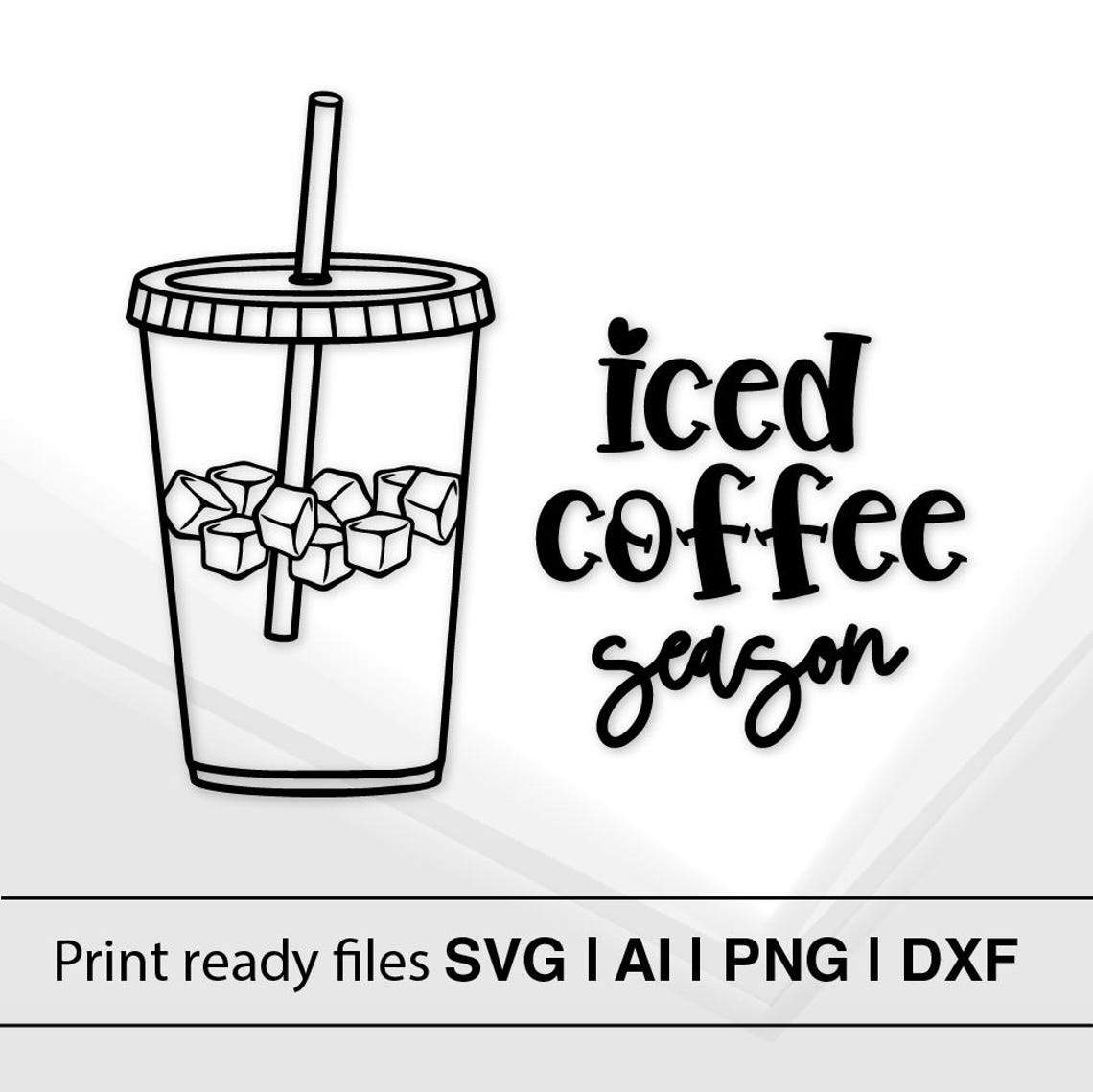 Cold Brew SVG | Coffee Cup Design | Instant Download | Summer Beverage ...