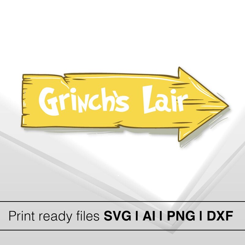 Grinch Directional Signs - Etsy
