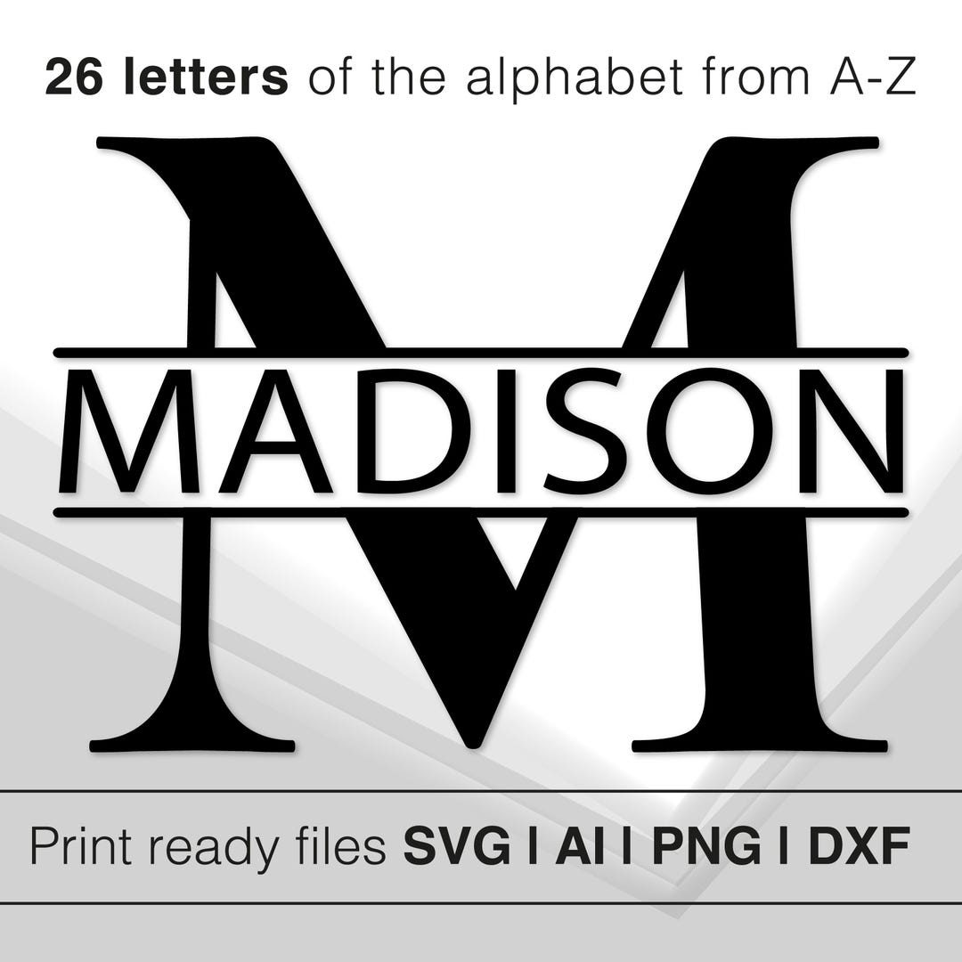 Monogram Alphabet Calligraphy Design Set | Elegant Custom Initials ...