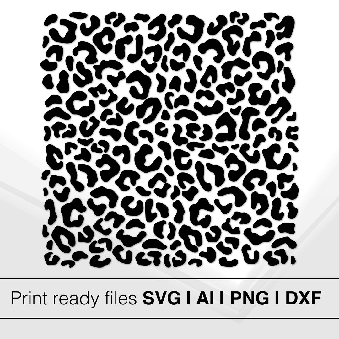 Leopard Print Pattern Svg | Leopard Pattern Svg Repeating Pattern ...