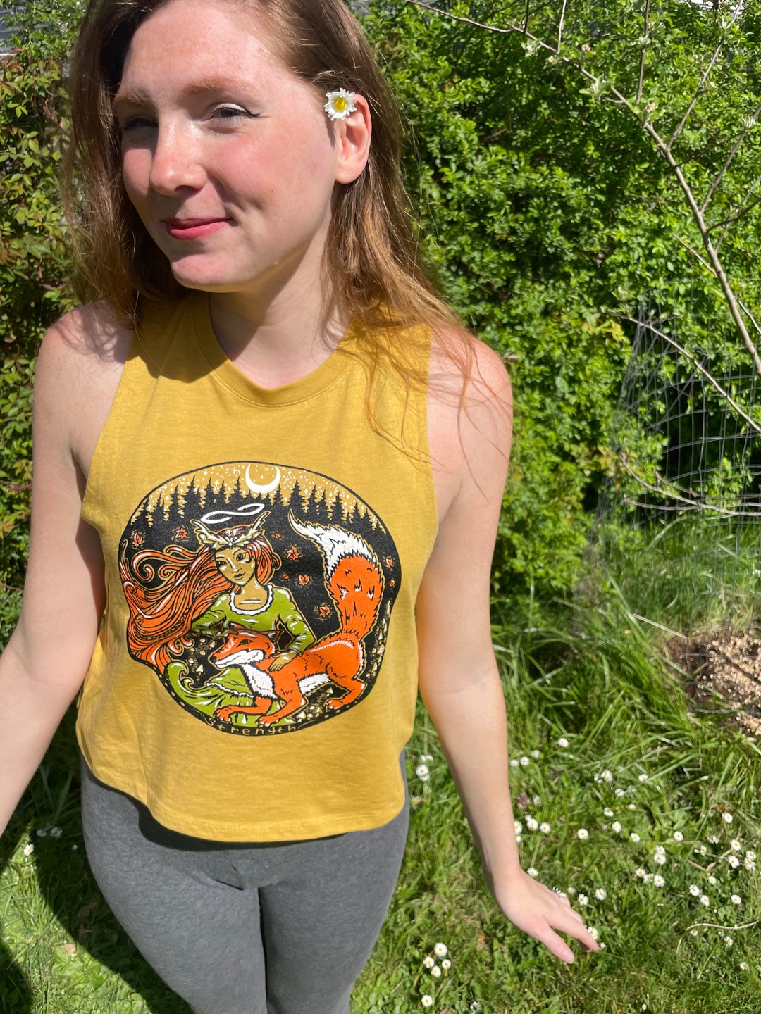 Fox Maiden Bella Flow Crop Tank FREE SHIPPING - Etsy