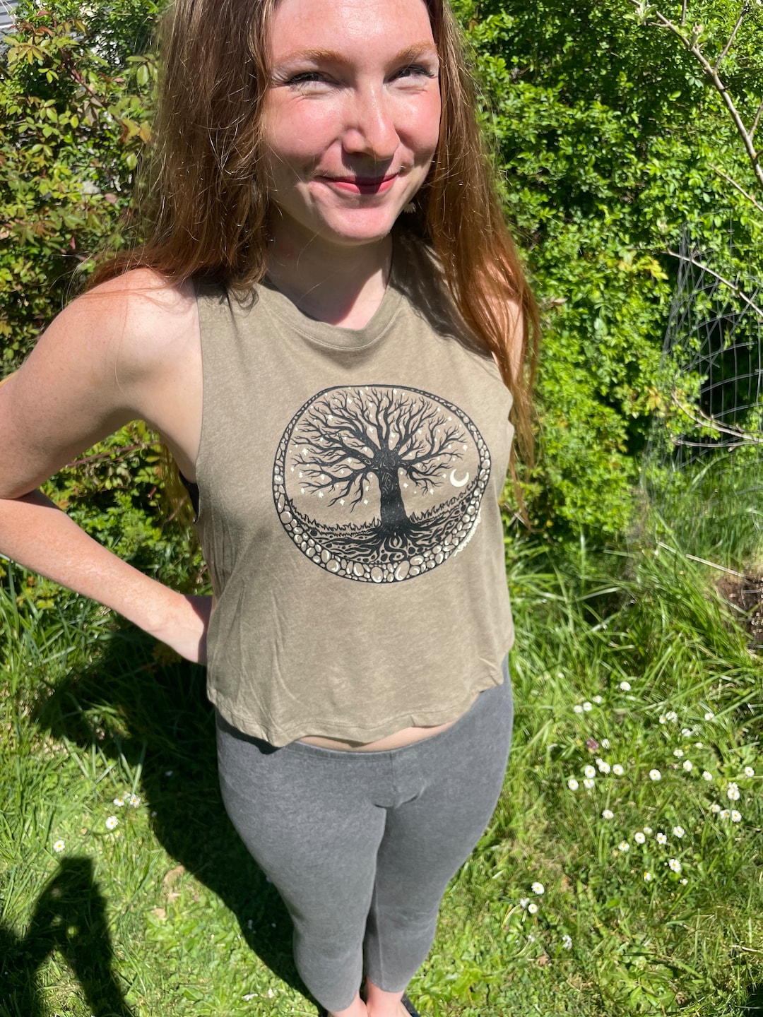 Tree of Life Bella Flow Crop Tank FREE SHIPPING - Etsy