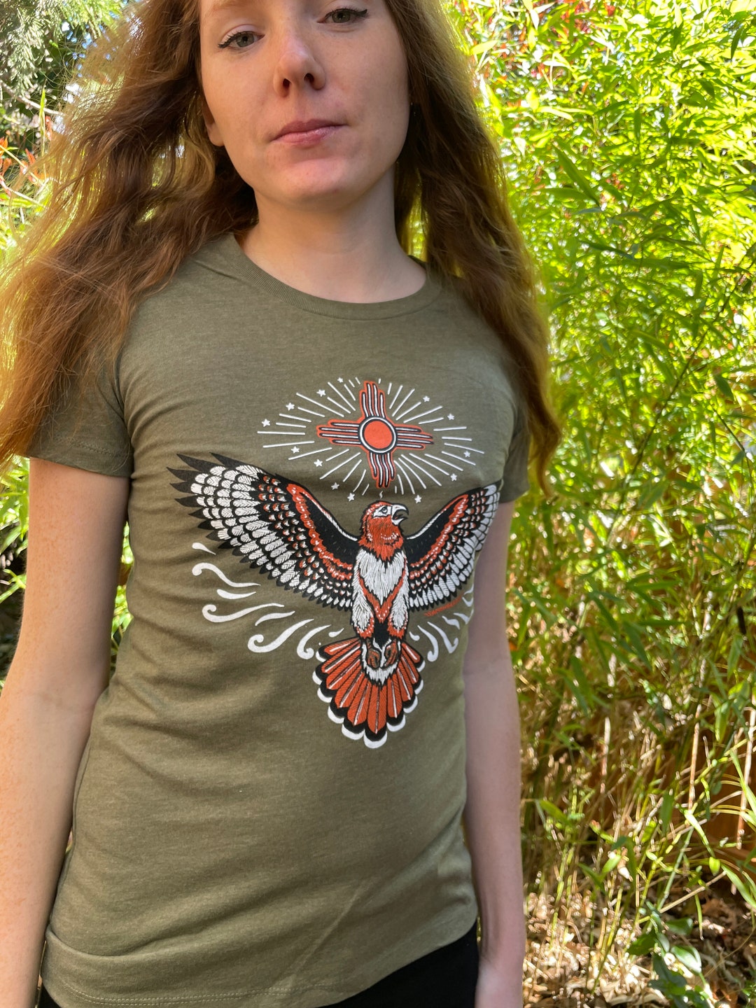 Women’s Red Tailed Hawk Shirt FREE SHIPPING Next Level Brand - Etsy