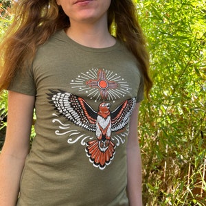 Womens Red Tailed Hawk Shirt FREE SHIPPING Next Level Brand - Etsy