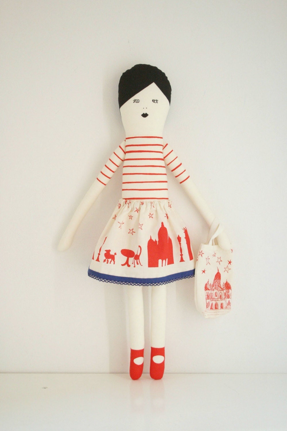 I Love Paris Doll Red Diy Kit - Etsy