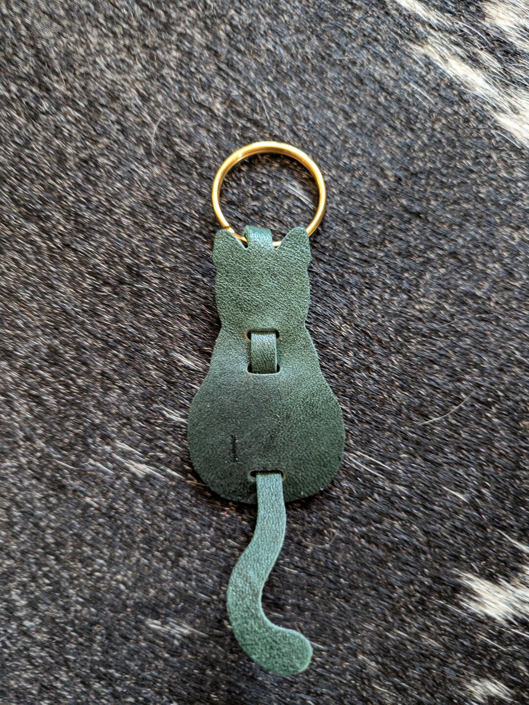 Custom Leather Cat Keychains - Etsy