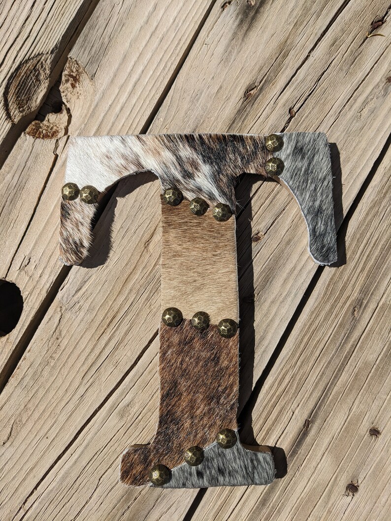 Custom Cowhide Letters - Etsy