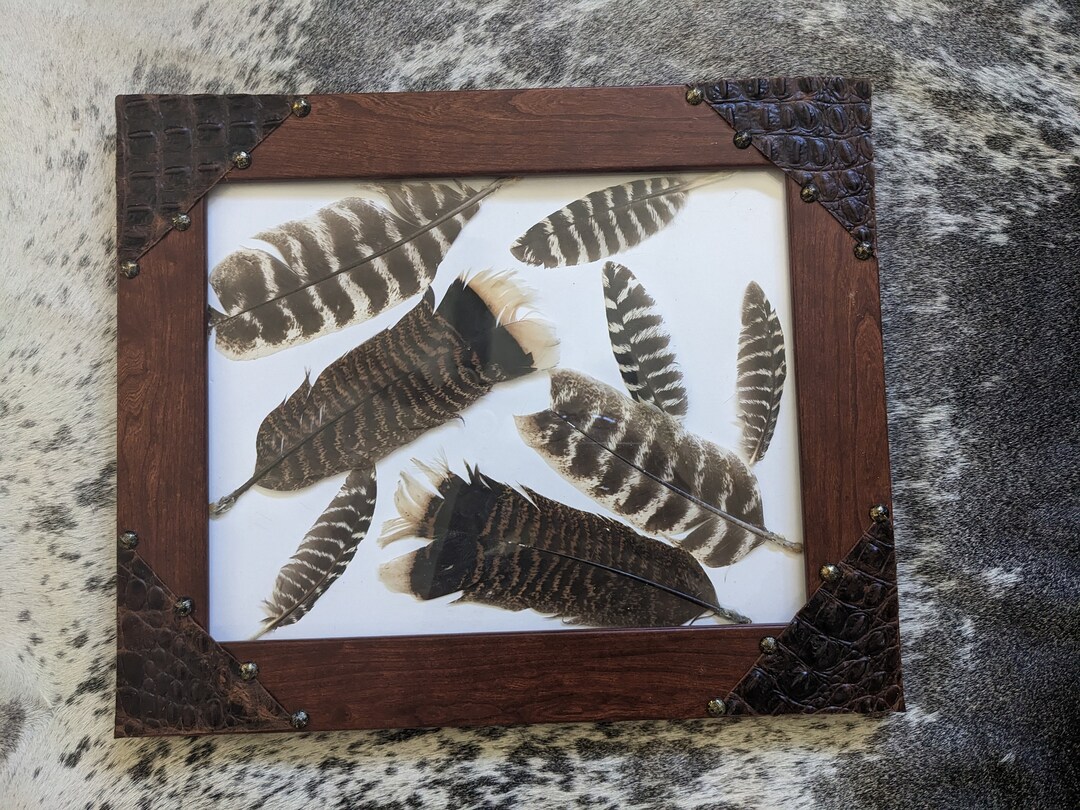 Custom Made Cowhide Picture Frame 17.5x14.5 - Etsy