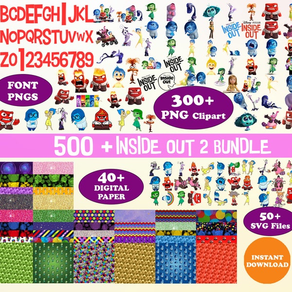 Inside Out Characters Cut Outs - Etsy