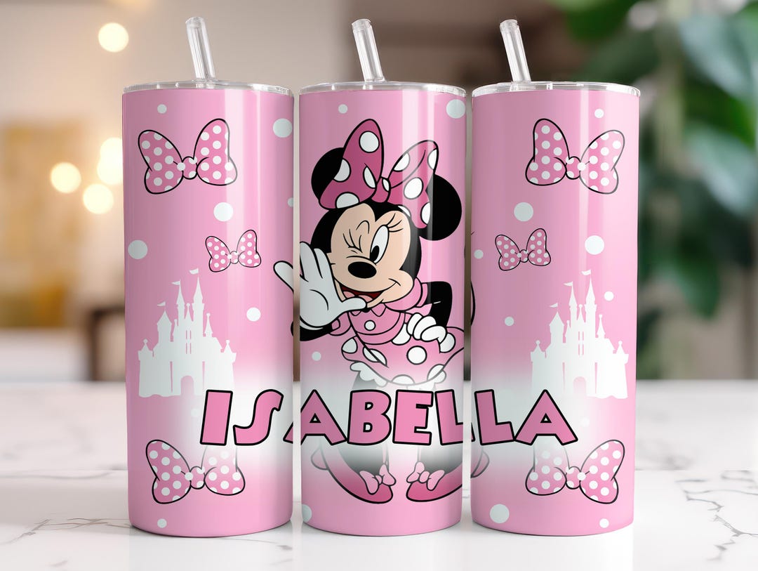 Custom Minnie Tumbler Wrap , 20 Oz Skinny Tumbler Wrap, 20oz Tumbler ...