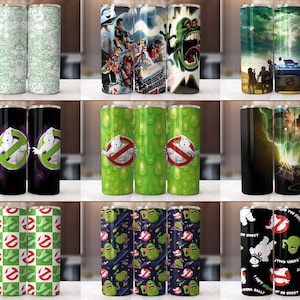 10+ Ghostbusters Tumbler Wrap Bundle, Instant Download 20oz Ghost ...
