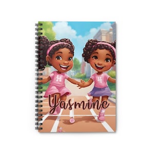 Little Brown Girl Notebooks | Custom Girl Notebook | Black Girl Rock ...