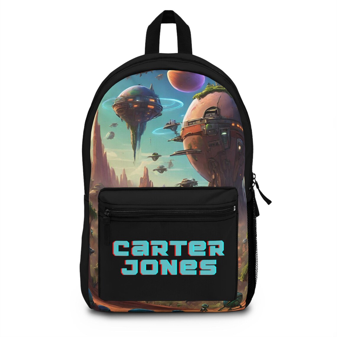 Personalized Planet Robot Backpack | Custom Name Hero Bookbag | Back to ...