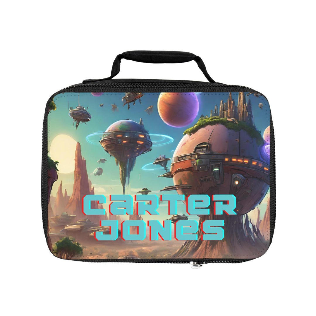 Planet Robot Lunchbox | Lunchbox Boy | Toddler Lunchbox | Customizable ...