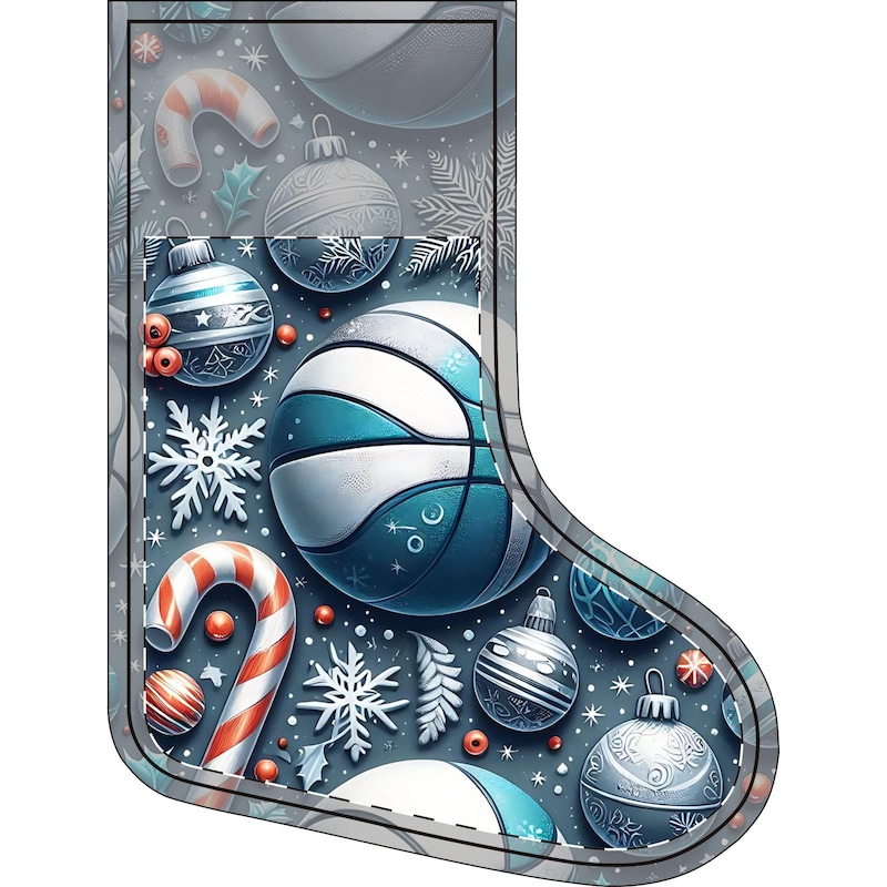 Basketball Stocking - Etsy